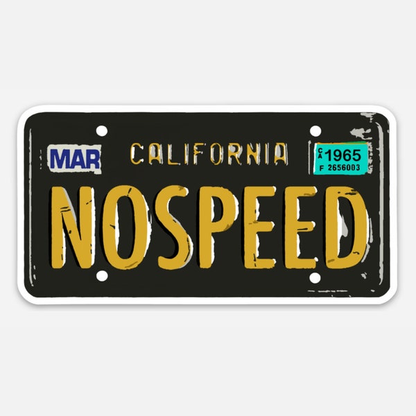 California License Plate Decal - Etsy
