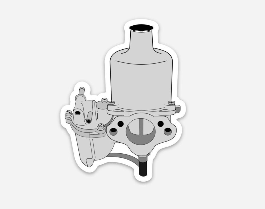Classic Car Sticker SU HS6 Carburetor Vinyl Water Bottle | Etsy