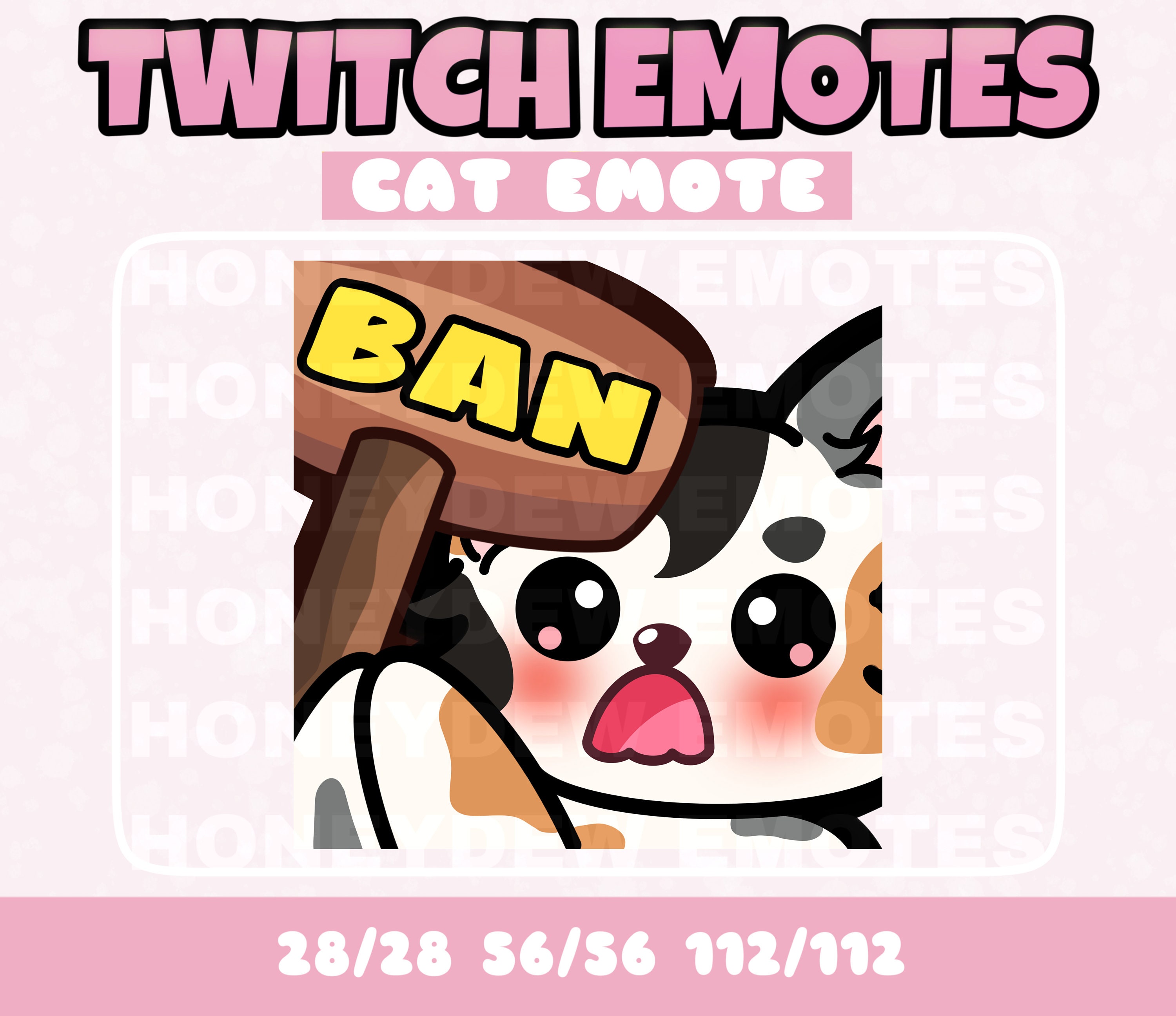 Twitch Emote Cat Emote Kitten Emote Cute Emotes Emotes Tiktok Twitch ...