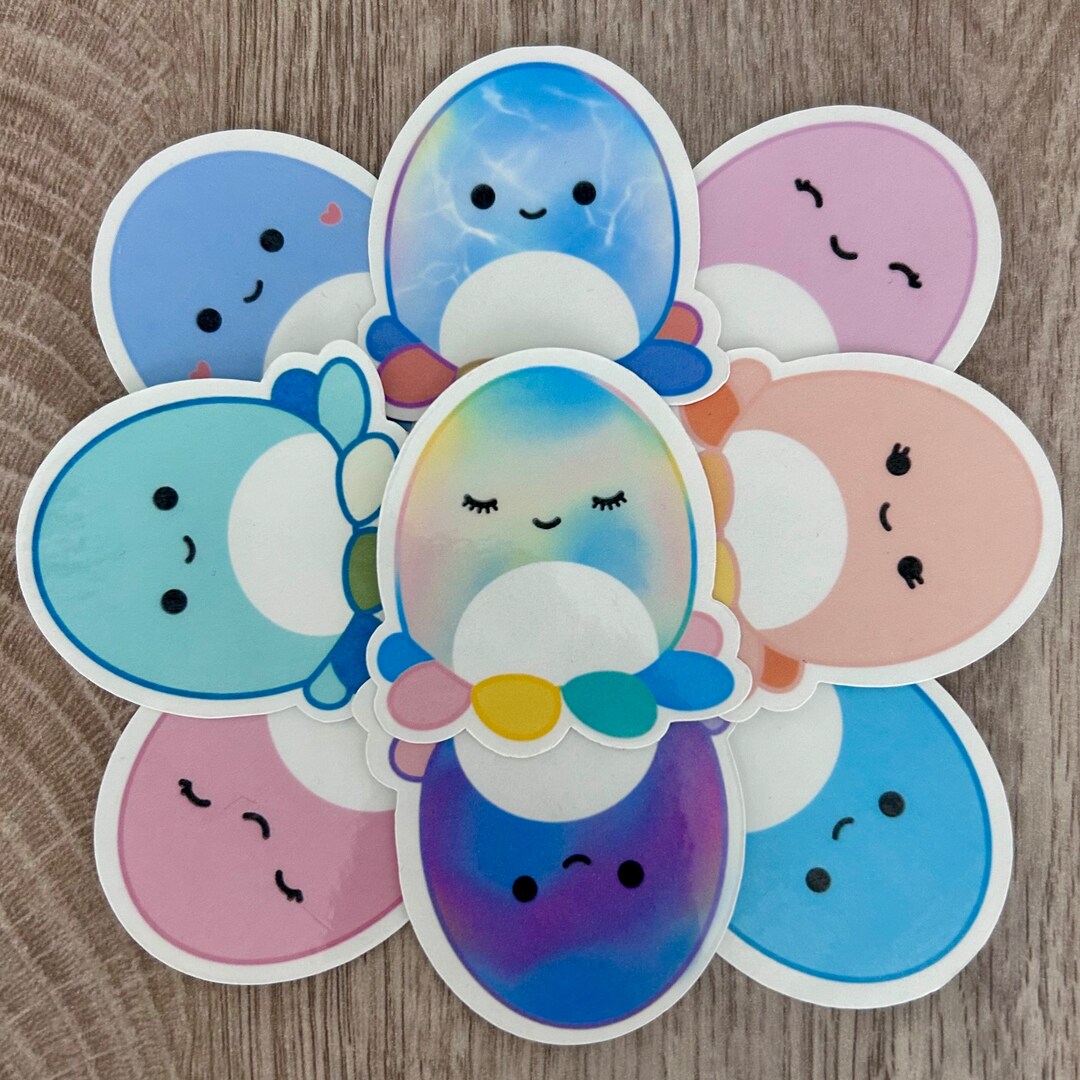 Squishmallow Octopus Stickers (10-pack): Waterproof Vinyl Decals - Etsy