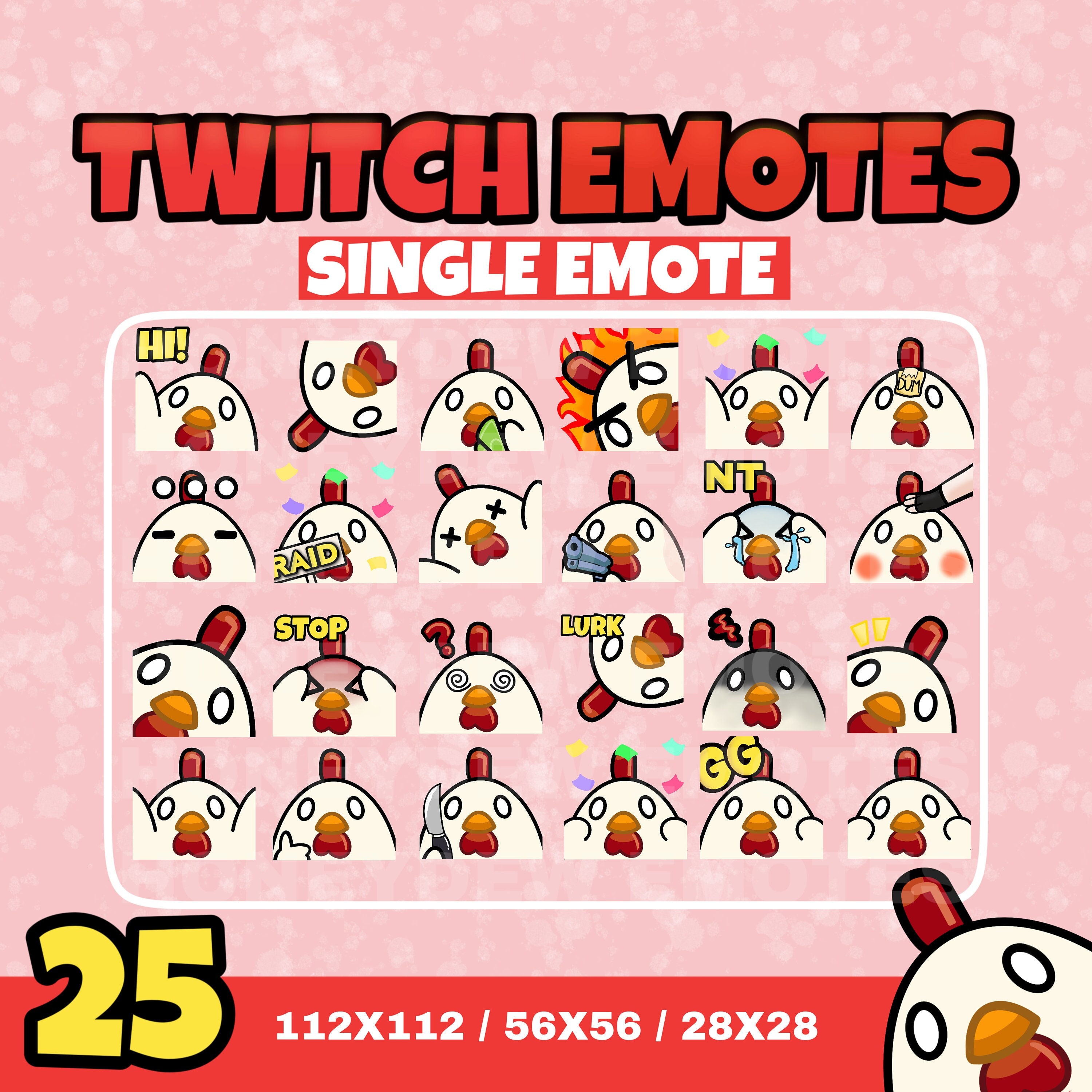 PALWORLD EMOTES 25 PACK Palworld Pokemon Emote Cute Emotes Emotes ...