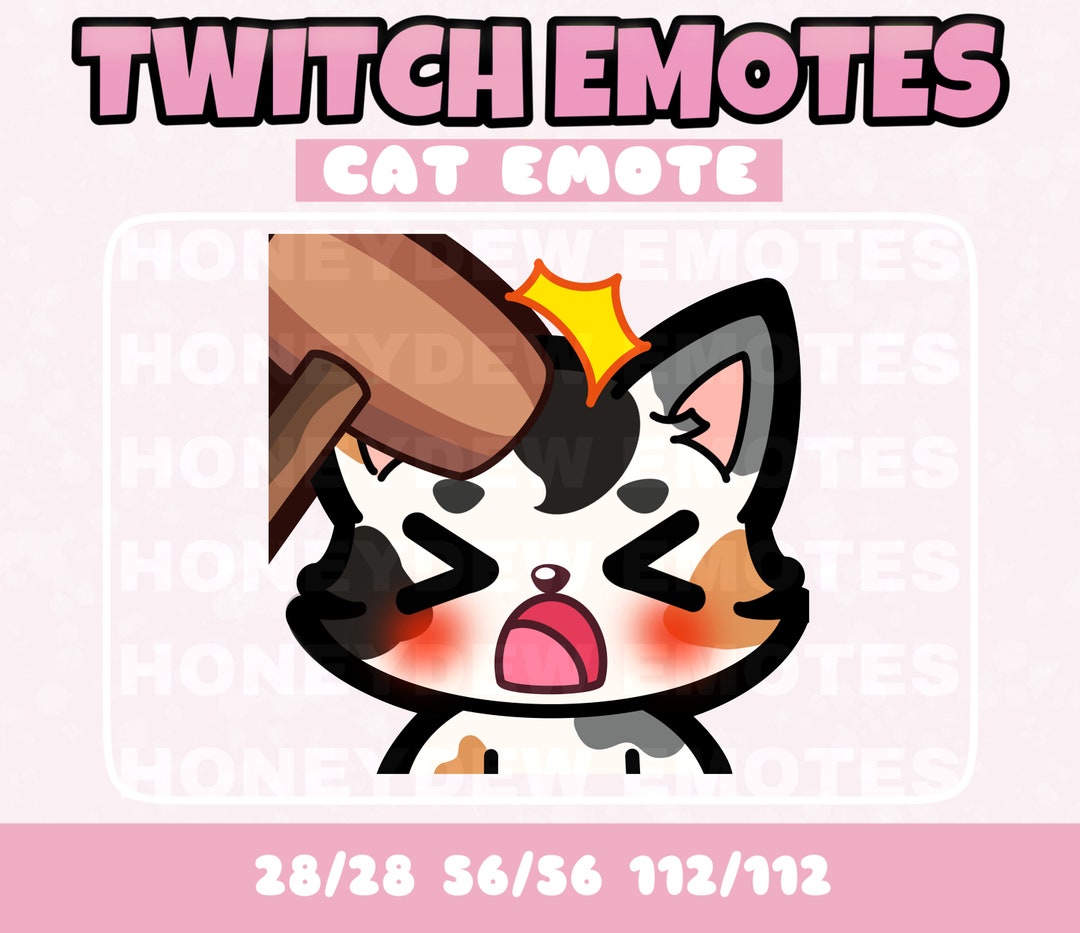 Twitch Emote Cat Emote Kitten Emote Cute Emotes Emotes Tiktok Twitch ...