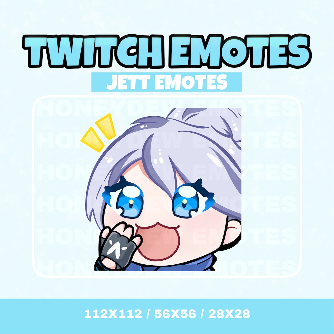 Twitch Emote | Valorant Emote | Jett Emote | Cute Emotes | Emotes ...