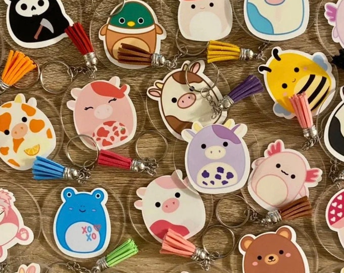 Squishmallow Keychain - Etsy