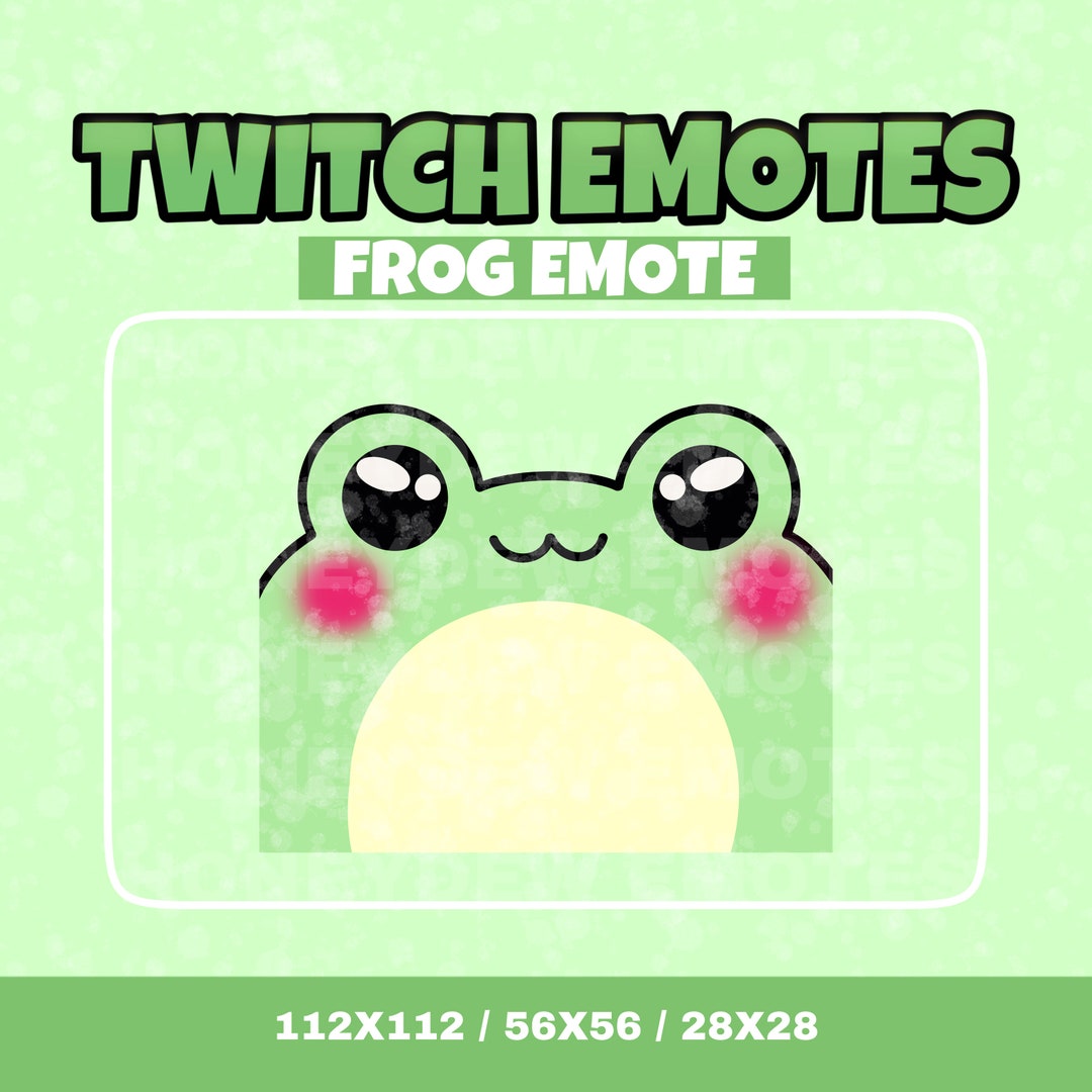 Twitch Emote Frog Emote Froggy Emote Cute Emotes Emotes Frogs Twitch ...