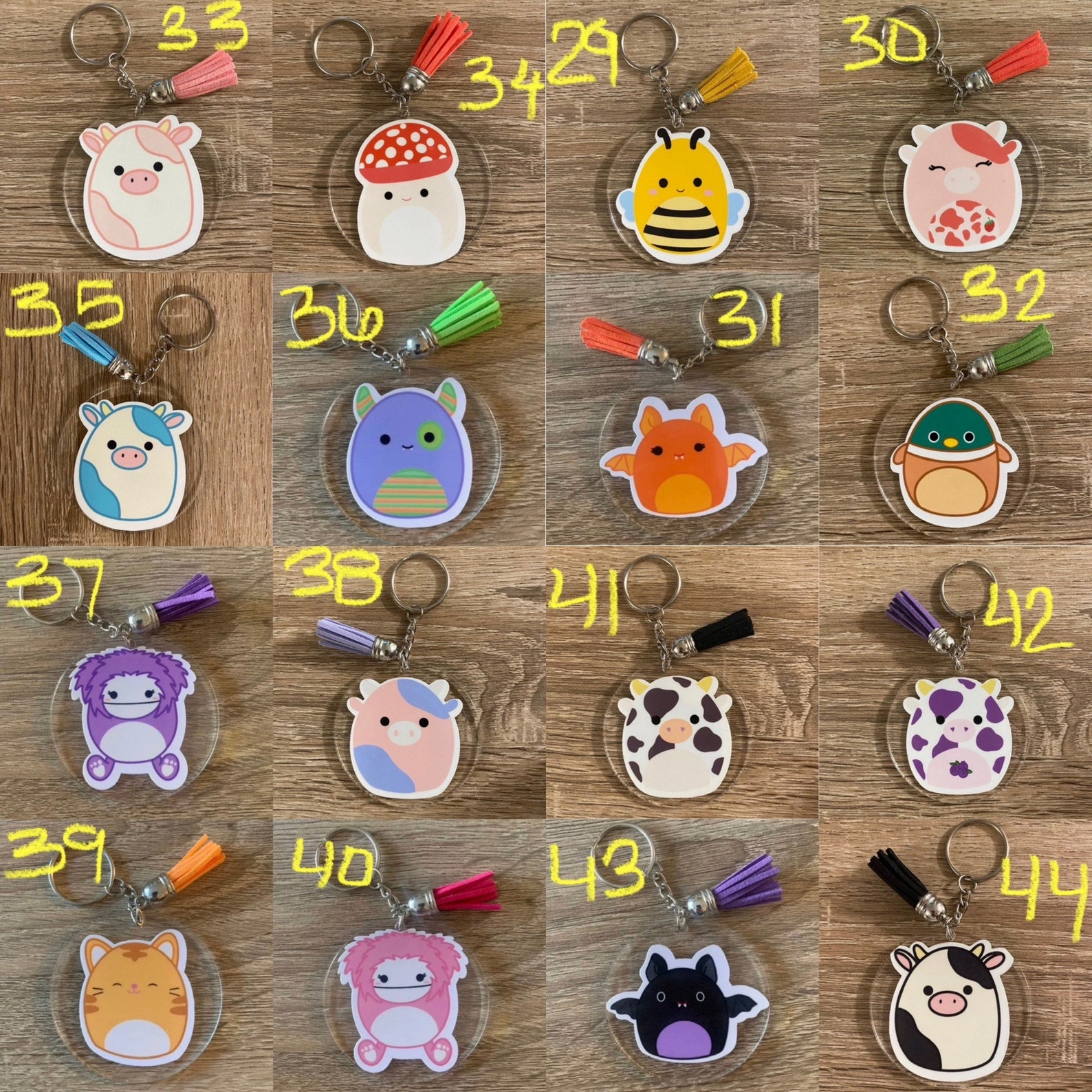 Squishmallow Keychain - Etsy