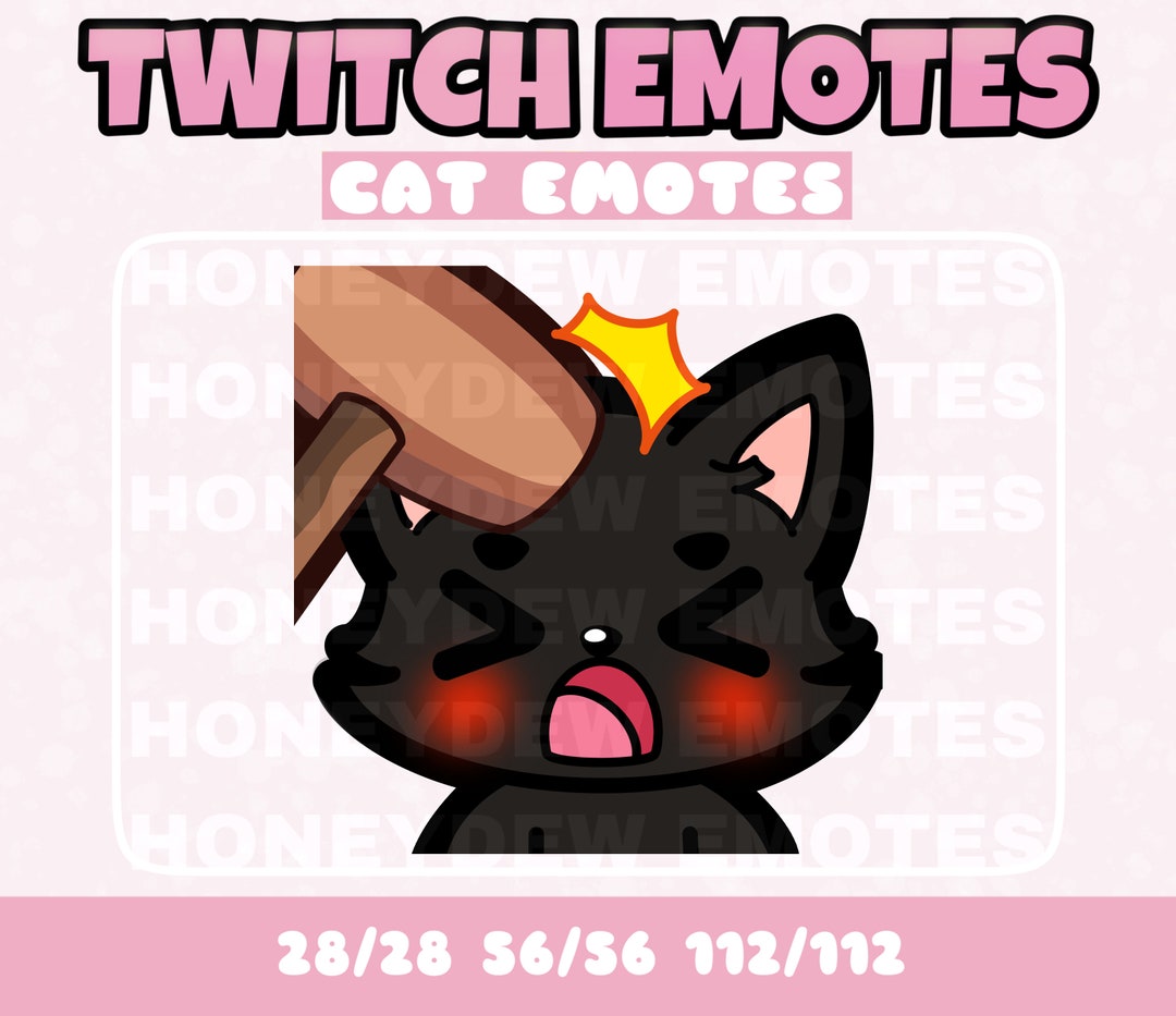 Twitch Emote Cat Emote Kitten Emote Cute Emotes Emotes Tiktok Twitch ...