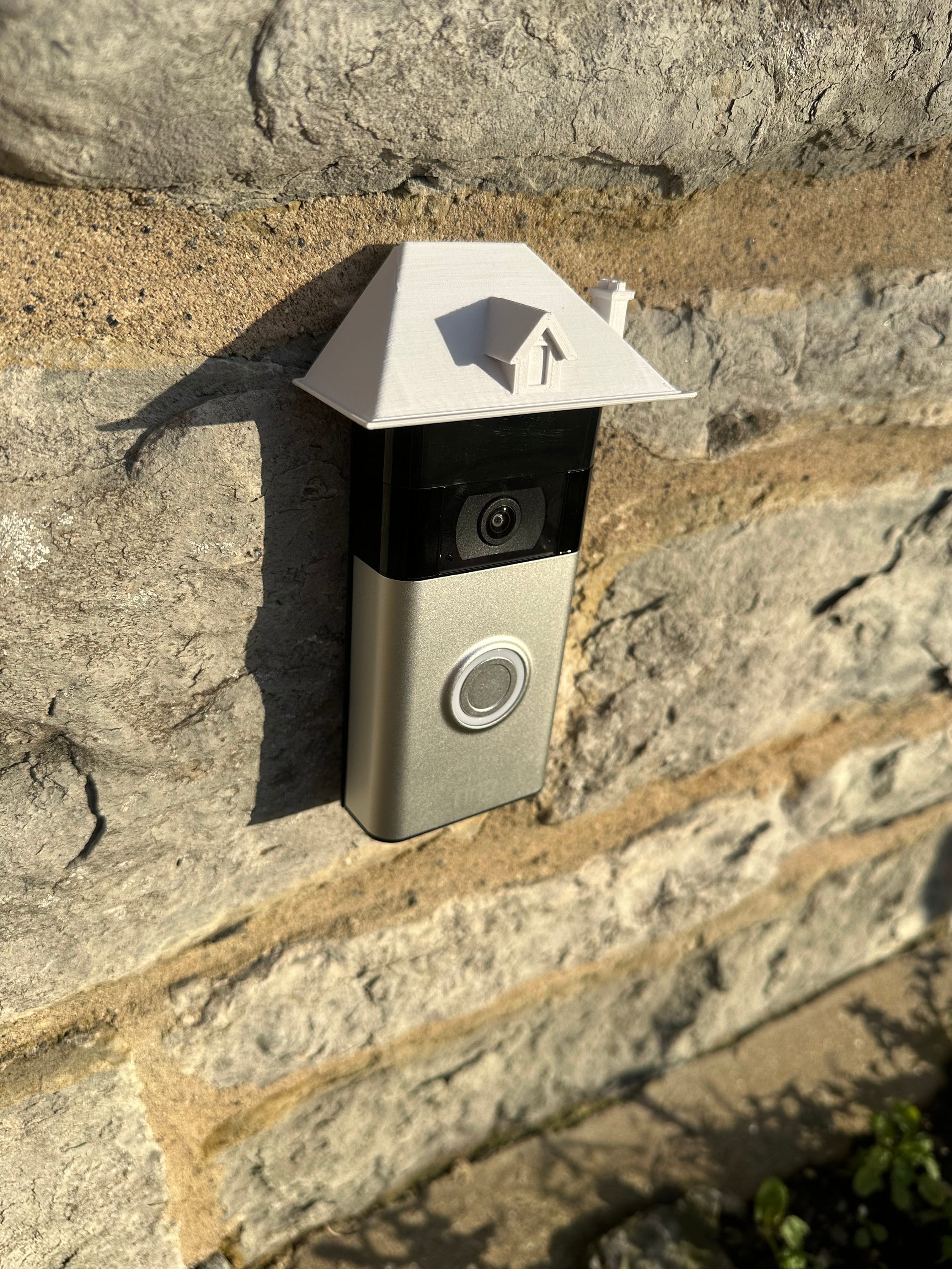 Ring Doorbell Cover Hand Painted Roof With Dormer Window & Chimney ...