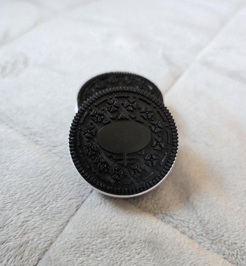 Oreo Inspired Spinning Fidget Toy Clicking Spinner Kids Adult ADHD ...