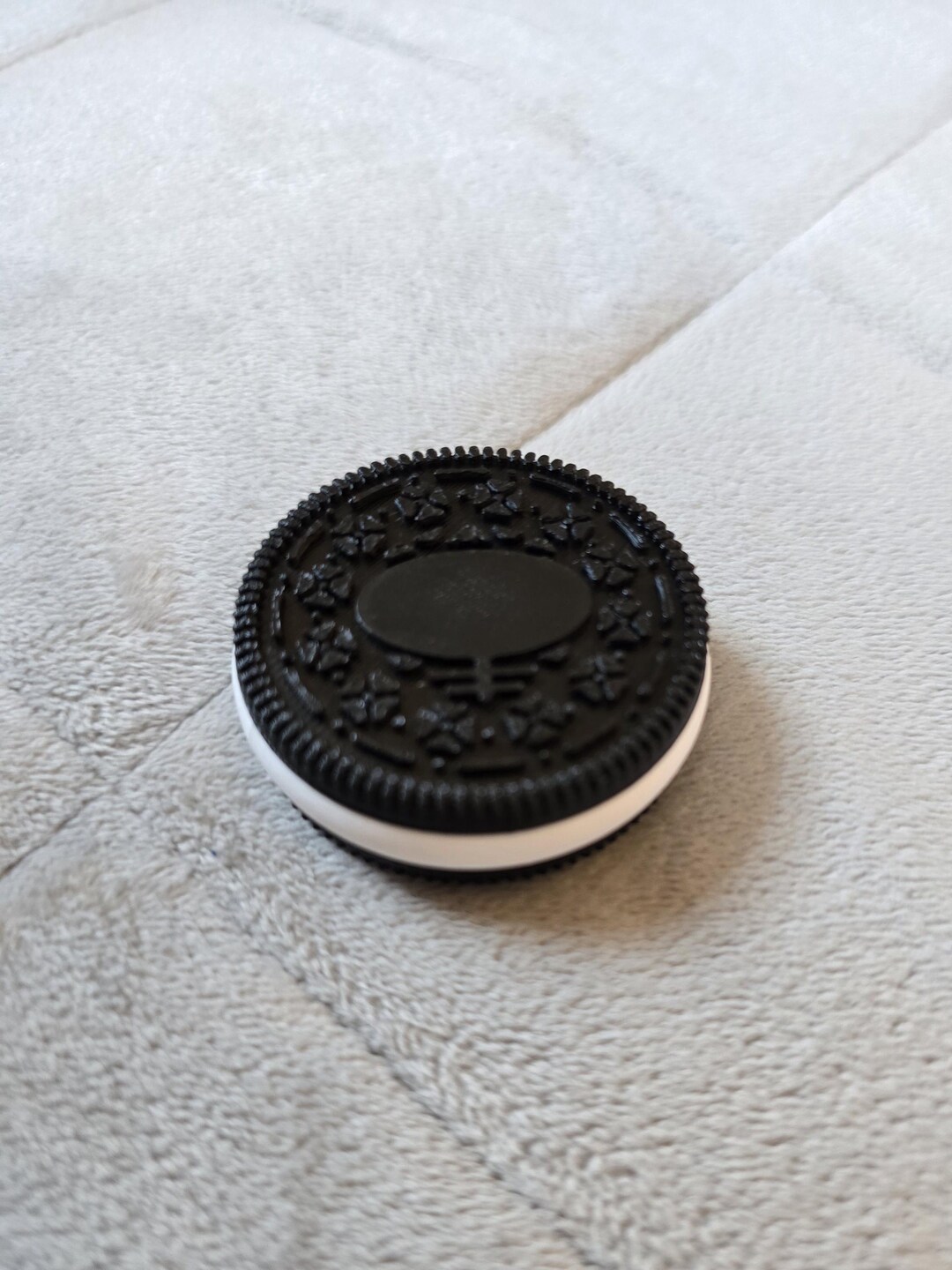 Oreo Inspired Spinning Fidget Toy Clicking Spinner Kids Adult ADHD ...