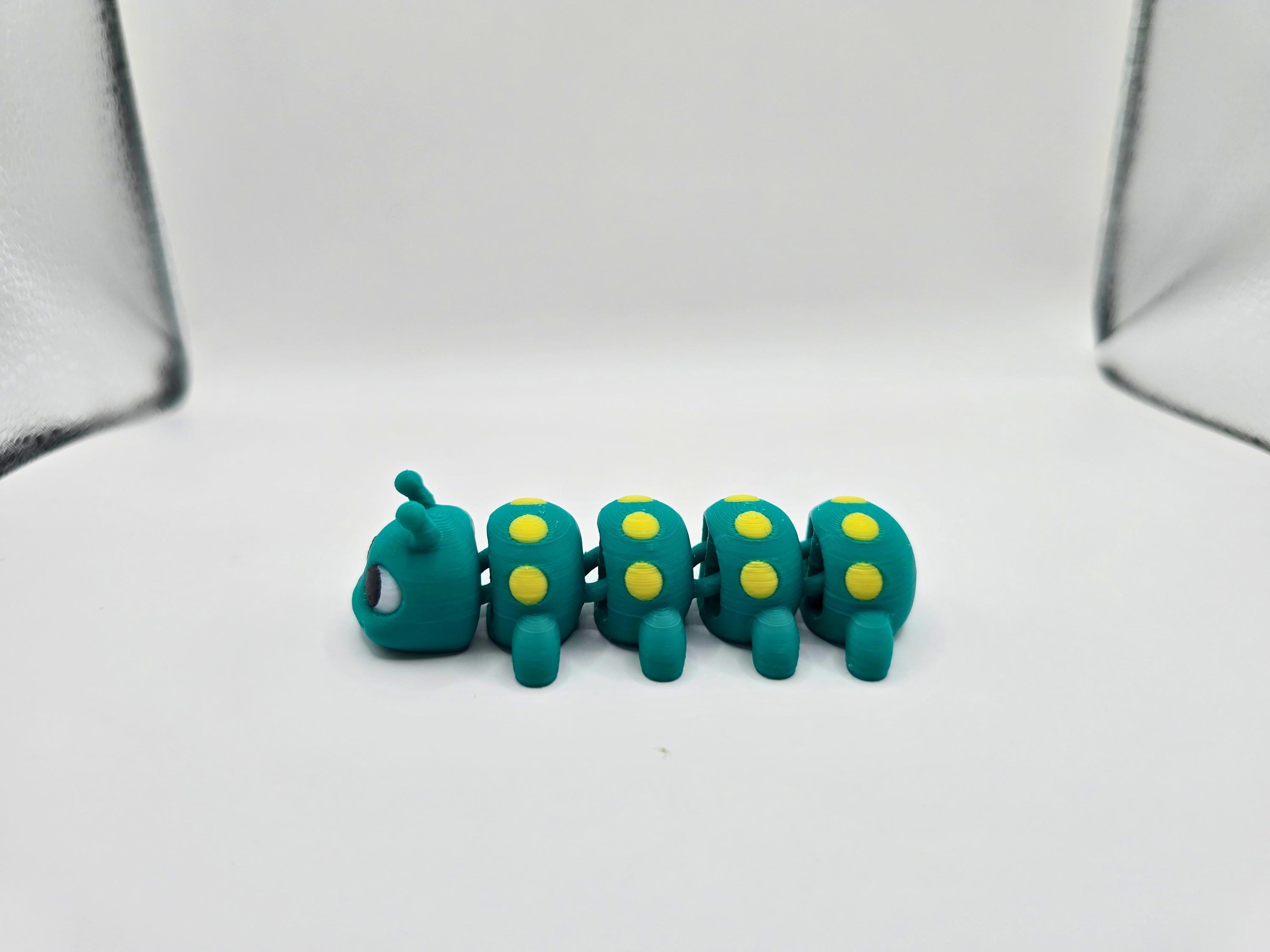 Caterpillar Articulating Fidget Toy Flexi Dragons Flexible ADHD, Autism ...