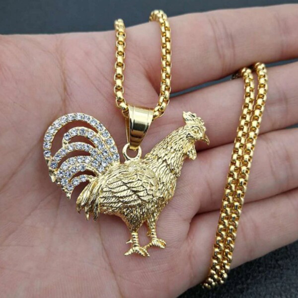 Rooster Pendant - Etsy