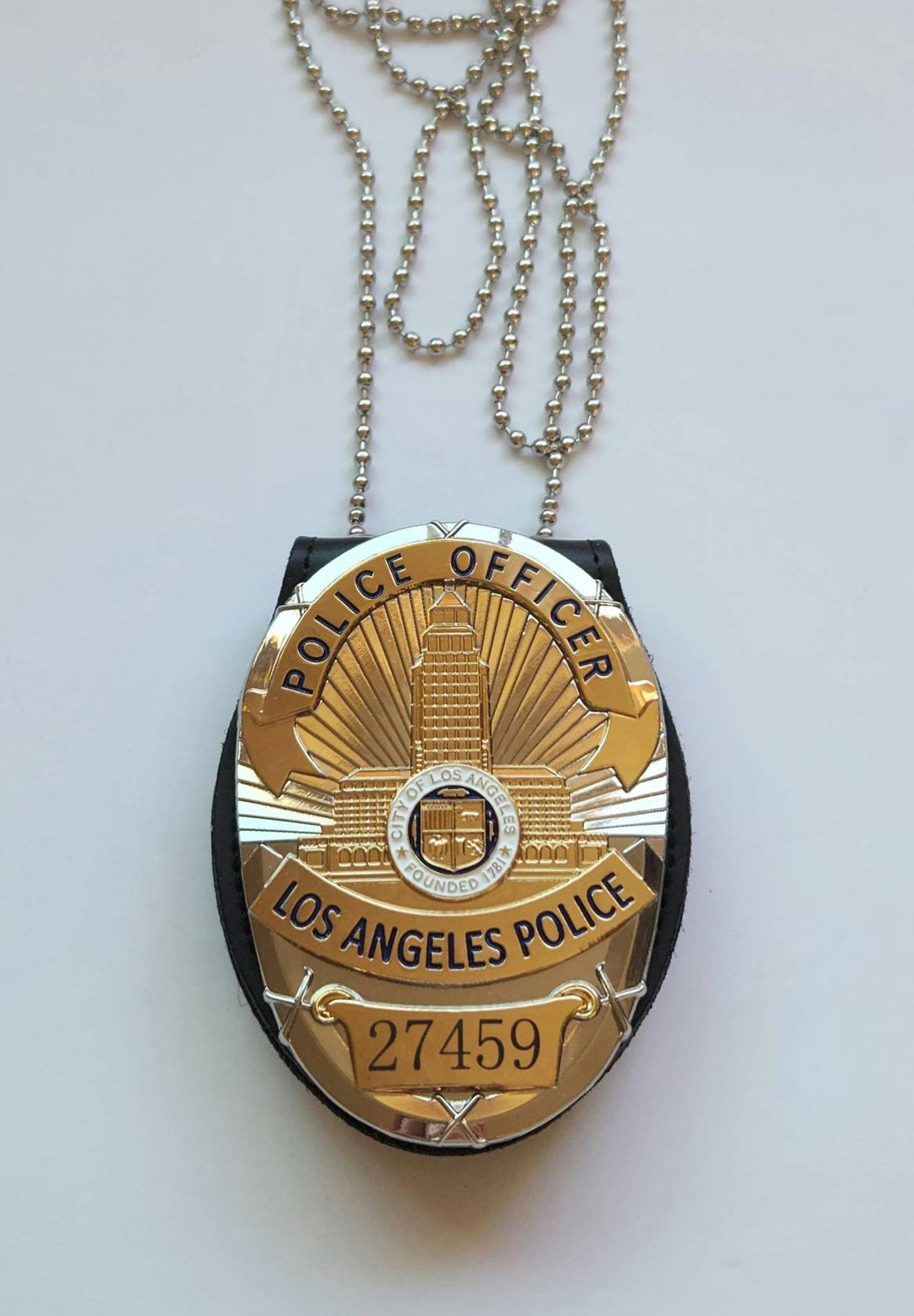 LAPD Police Badge 27459 Replica Badge. for Cosplay Movie - Etsy
