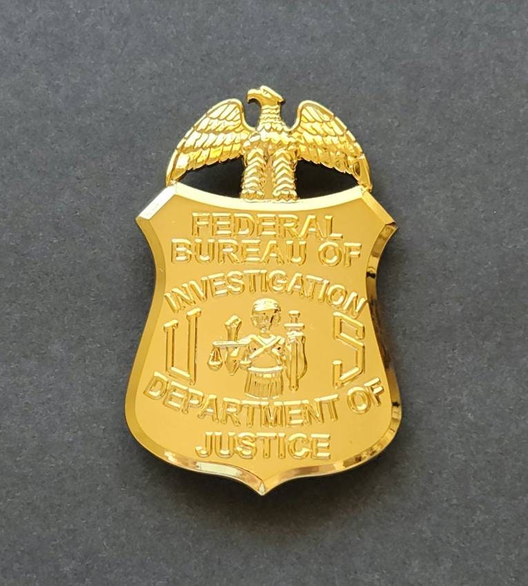 FBI Badge Replica Badge Police Badge for Cosplay Movie - Etsy