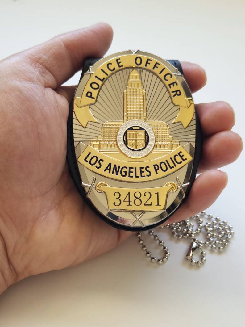 LAPD Police Badge 34821 Replica Badge for Cosplay Movie - Etsy Norway