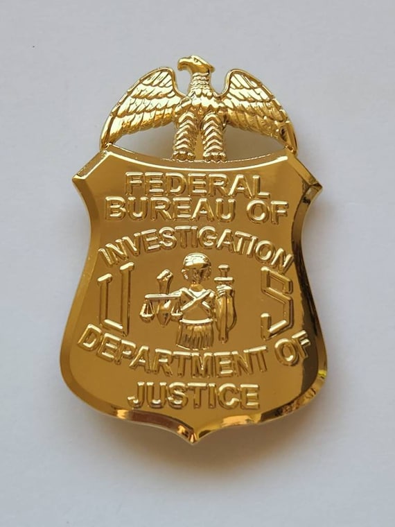 FBI Badge Replica Badge Police Badge for Cosplay Movie - Etsy India