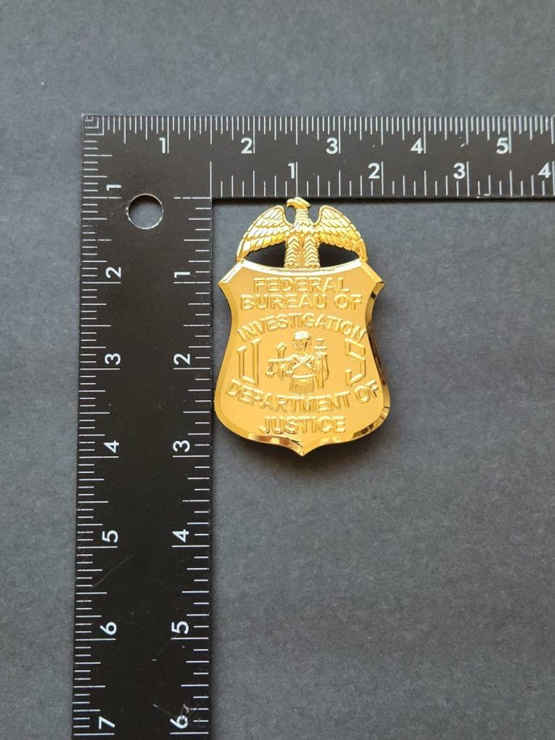 FBI Badge Replica Badge Police Badge for Cosplay Movie - Etsy