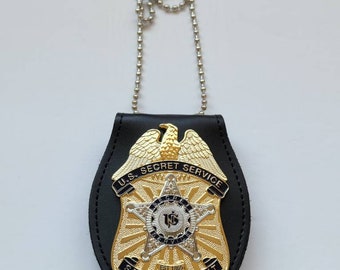 Secret Agent Badge - Etsy