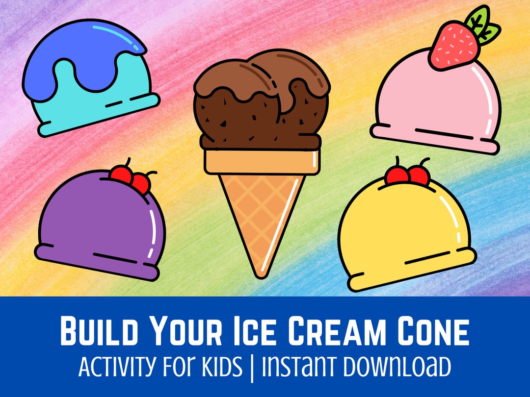 Printable Build an Ice Cream Activity Instant Download - Etsy