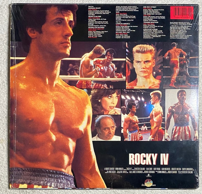 Vintage Rocky IV Original Soundtrack / Survivor James Brown Kenny ...