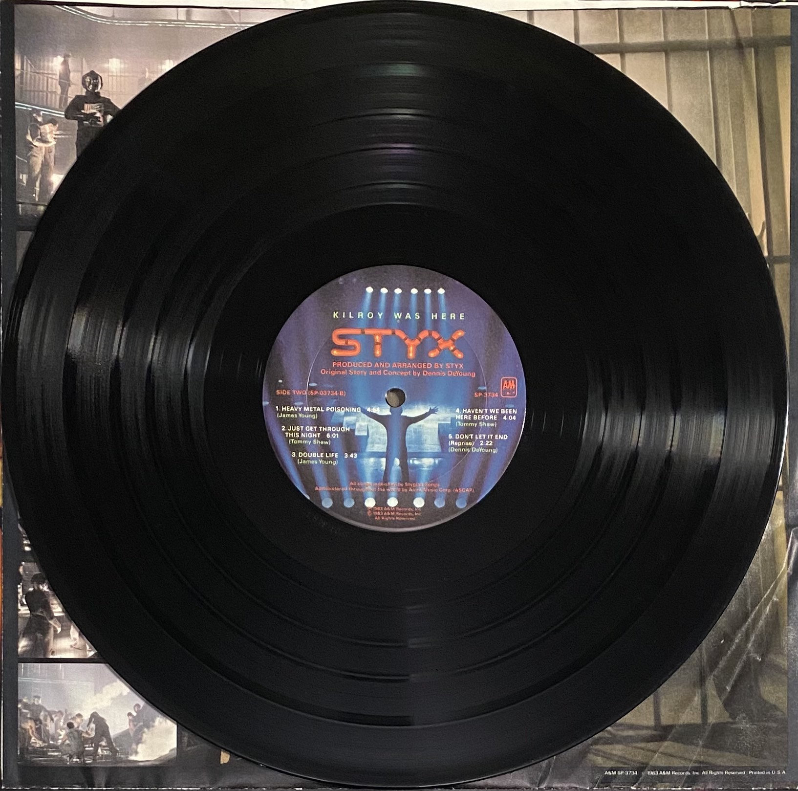 Vintage Styx / Kilroy Was Here - Vinyl LP Record Album 1983 Pop Rock ...