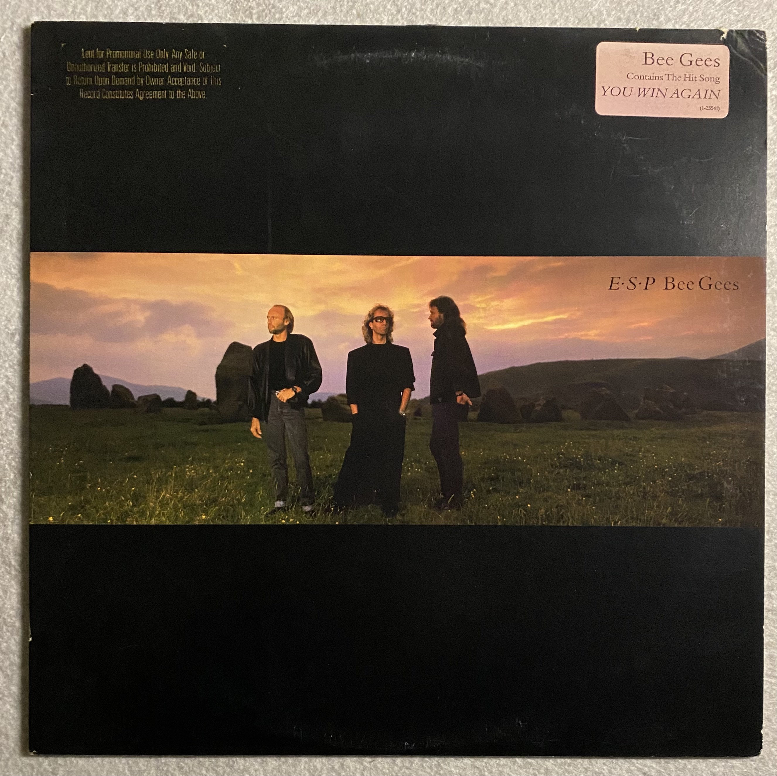 Vintage Bee Gees / E.S.P Vinyl LP Record Album Promo With Hype Sticker ...