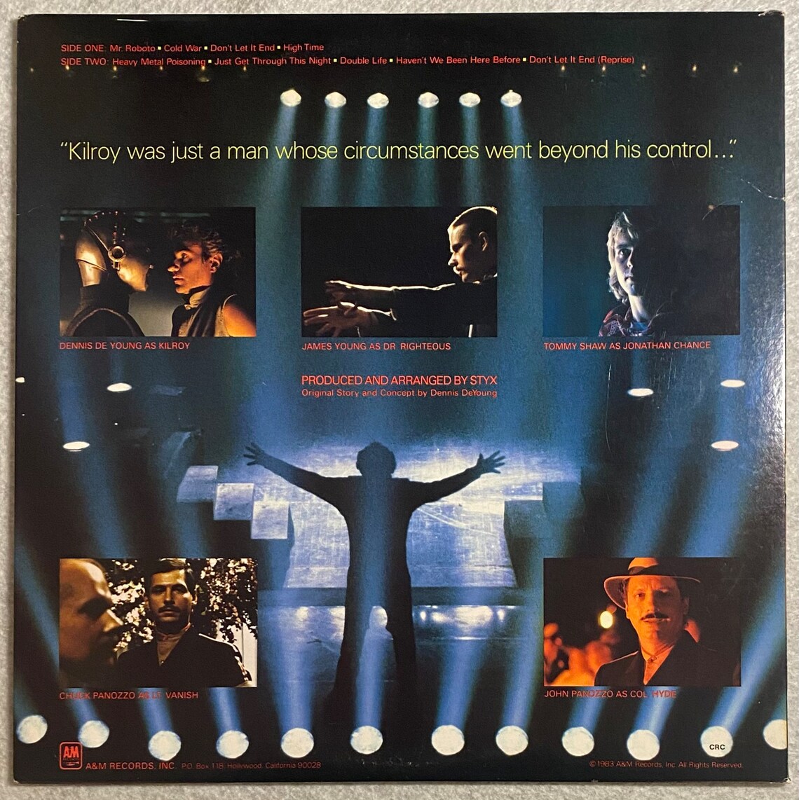 Vintage Styx / Kilroy Was Here - Vinyl LP Record Album 1983 Pop Rock ...