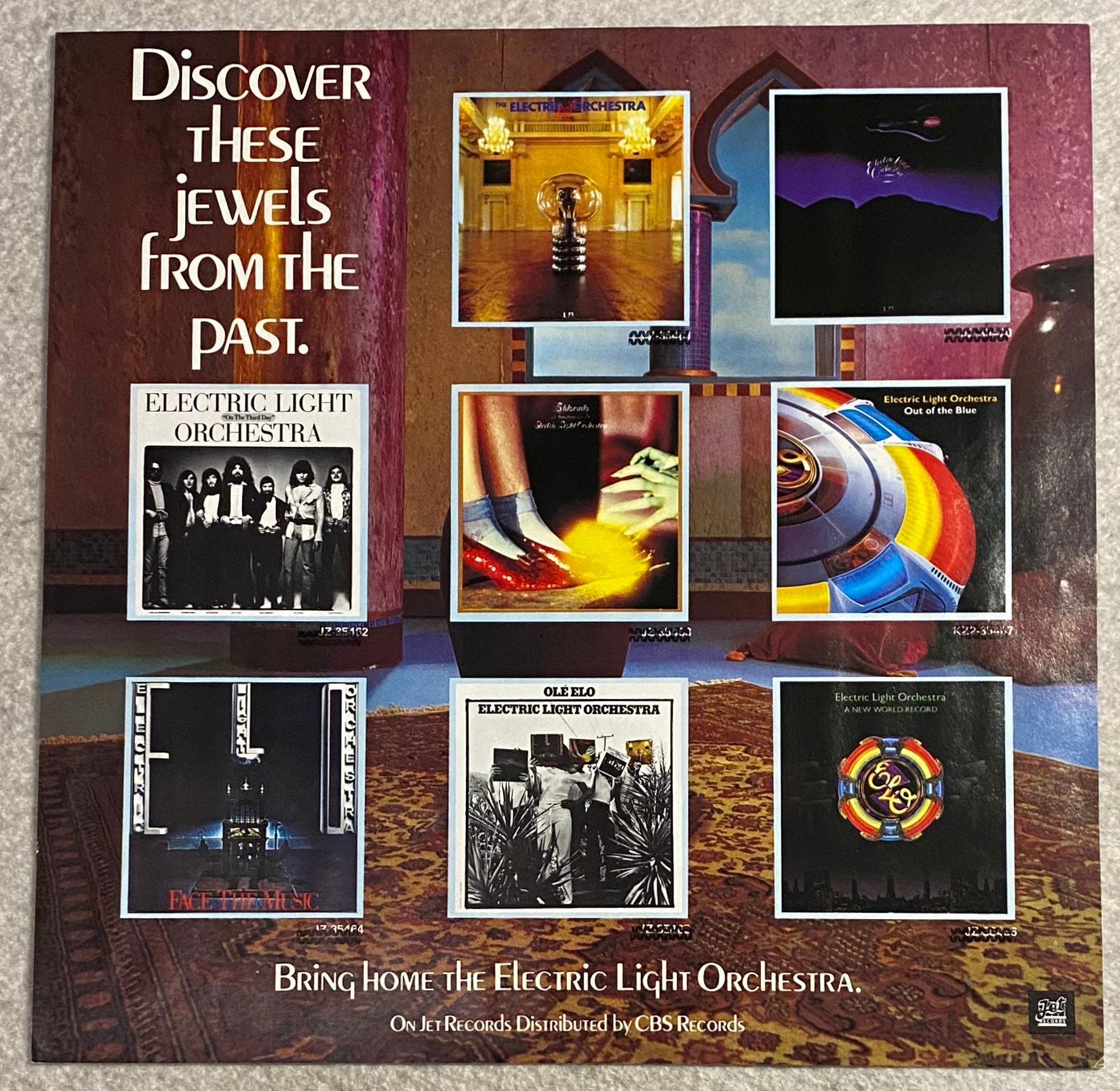 Electric Light Orchestra ELO / Discovery Vinyl LP Record Album With ...