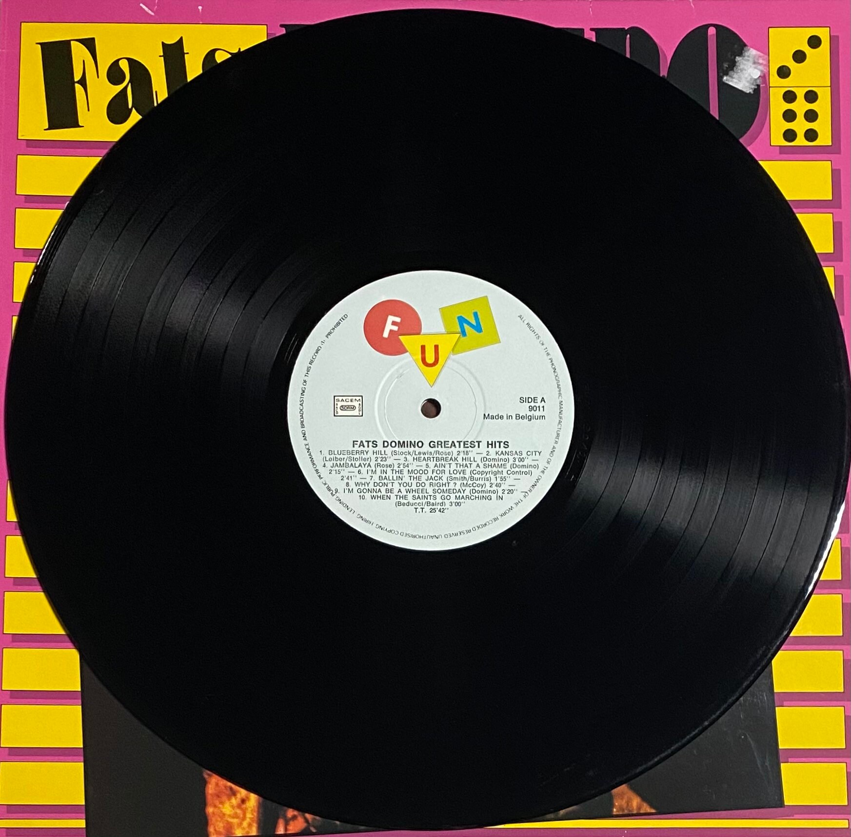 Fats Domino / 20 Greatest Hits - Vinyl LP Record Album Rock and Roll, R ...