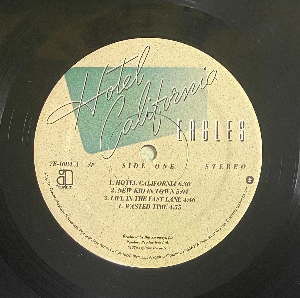 Vintage Eagles / Hotel California Vinyl LP Record Album 1976 Rock With ...