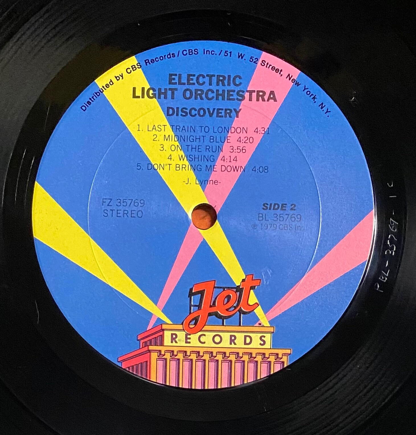 Electric Light Orchestra ELO / Discovery Vinyl LP Record Album With ...