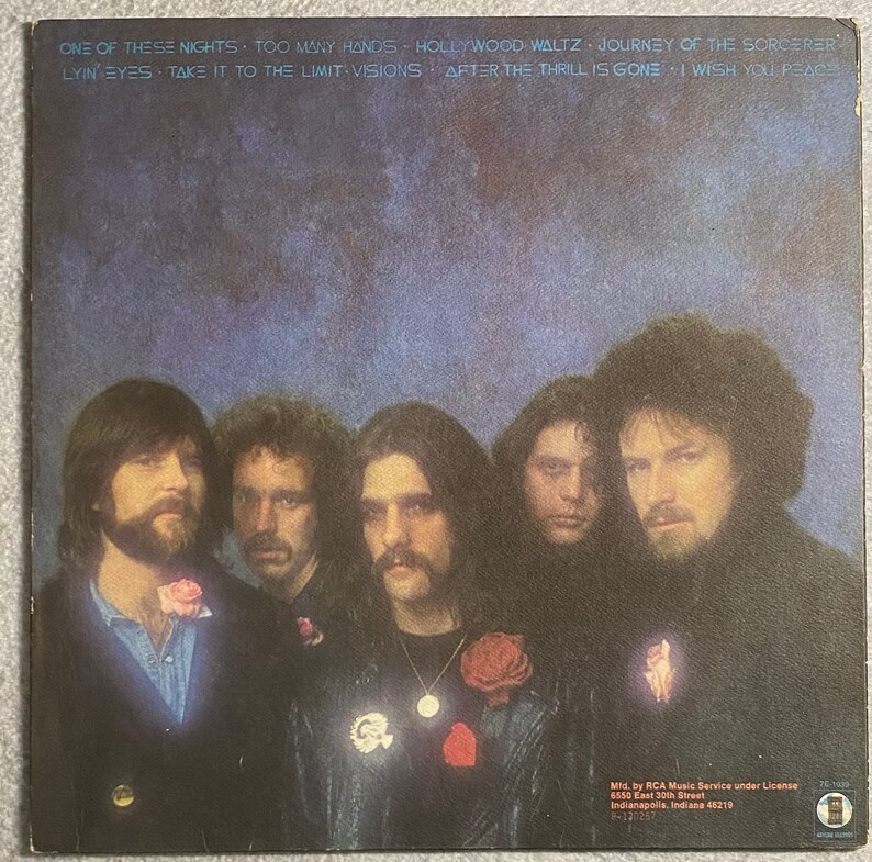 Eagles / One of These Nights Vinyl LP Record Album Rock Country Rock Folk Rock 'lyin' Eyes ...