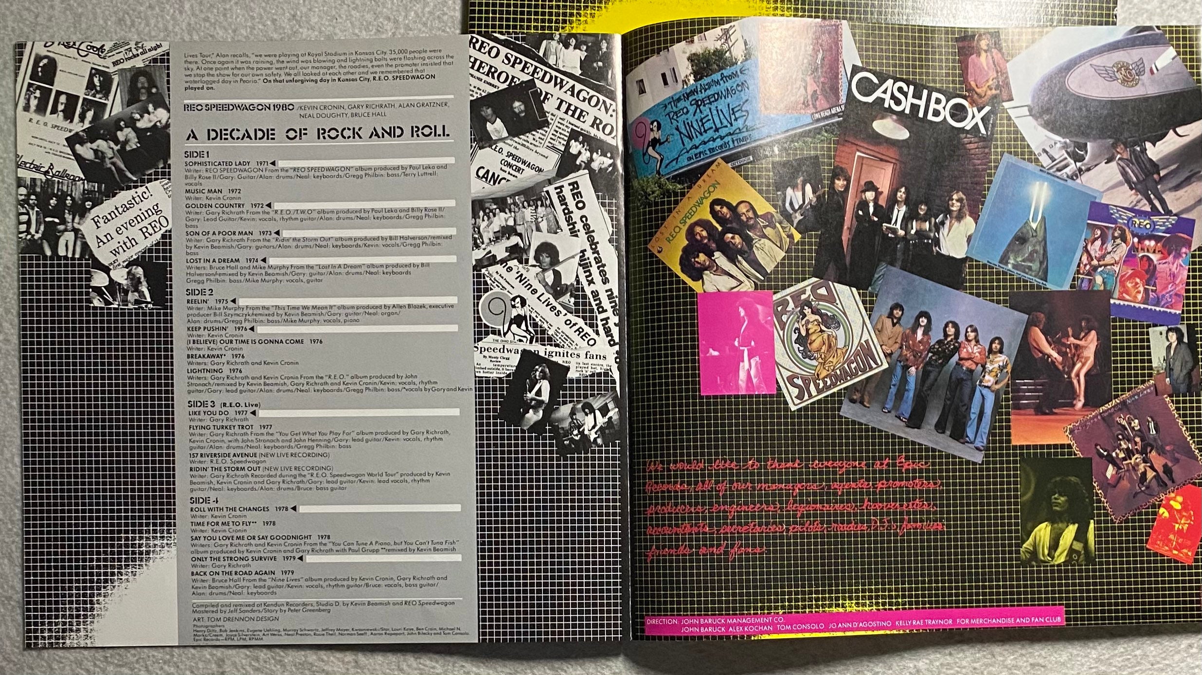 Reo Speedwagon / A Decade of Rock and Roll 1970 to 1980 - 2 Vinyl LP ...