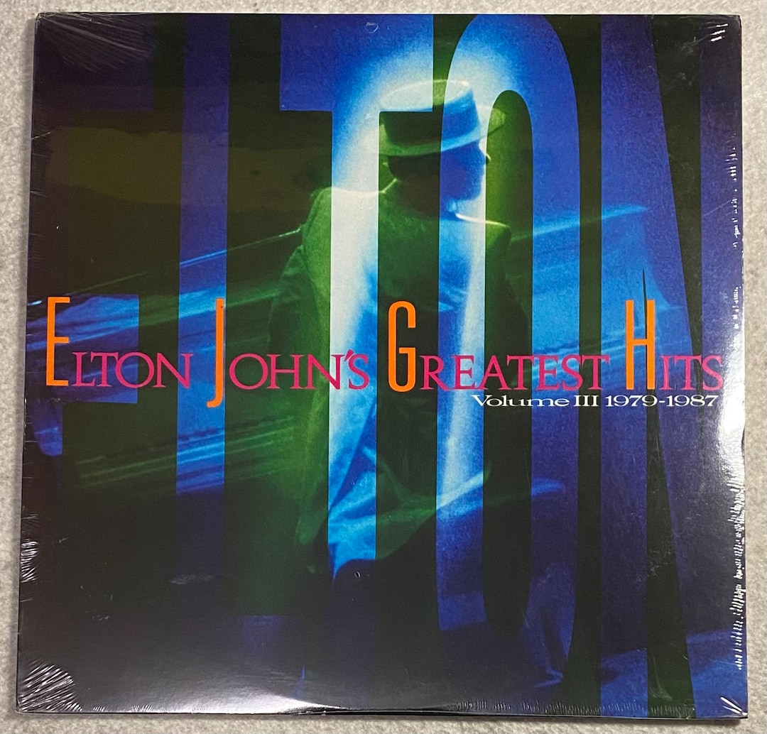 Sealed Elton John Greatest Hits Volume III 1979-1987 Vinyl LP Record ...