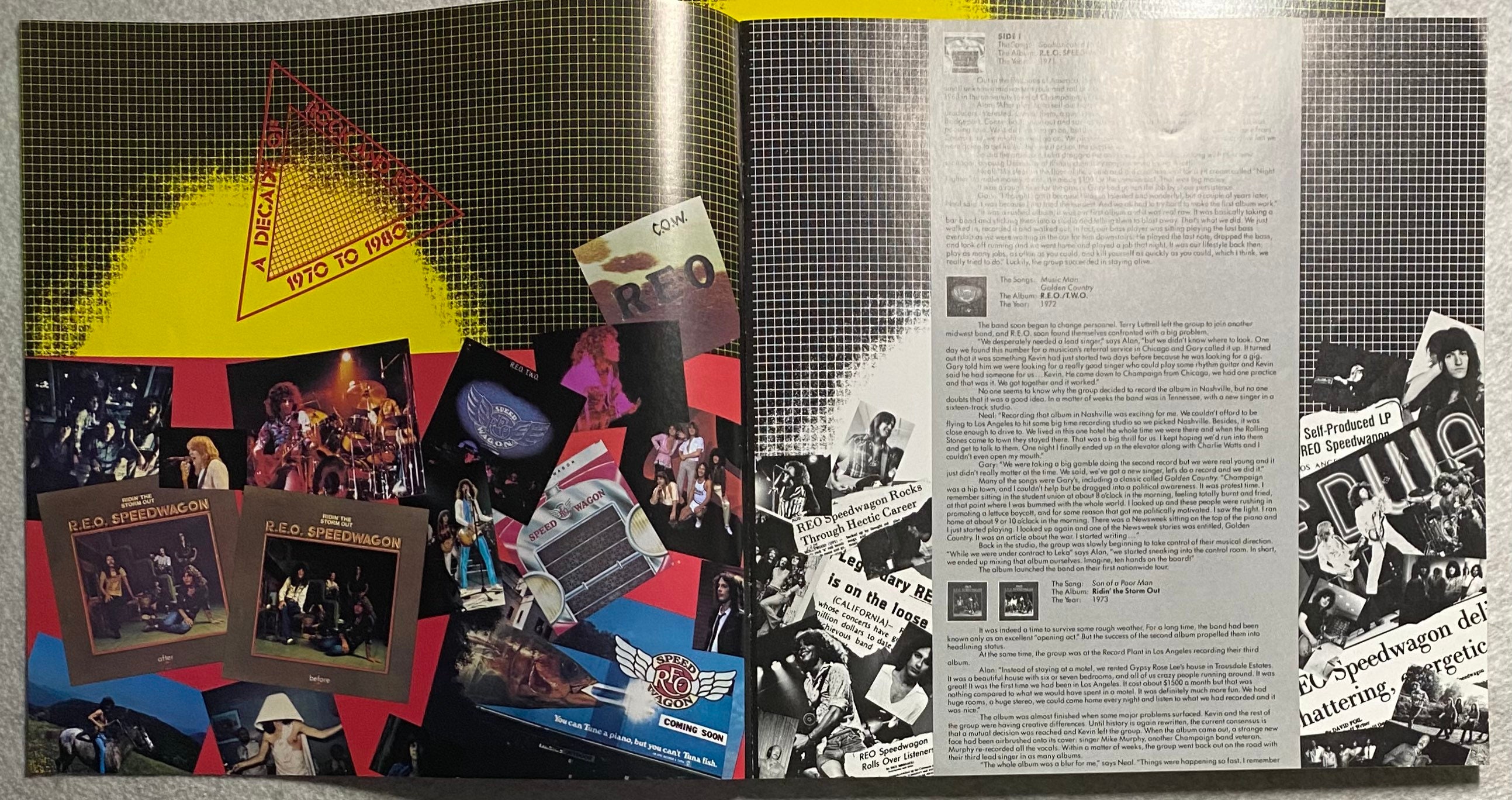 Reo Speedwagon / A Decade of Rock and Roll 1970 to 1980 - 2 Vinyl LP ...