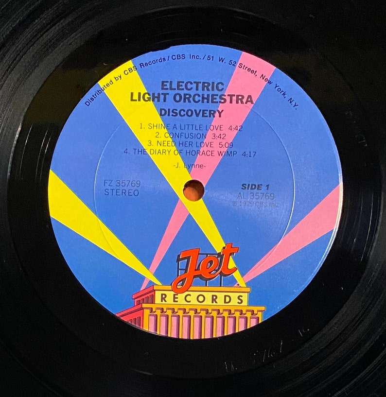 Electric Light Orchestra ELO / Discovery Vinyl LP Record Album With ...