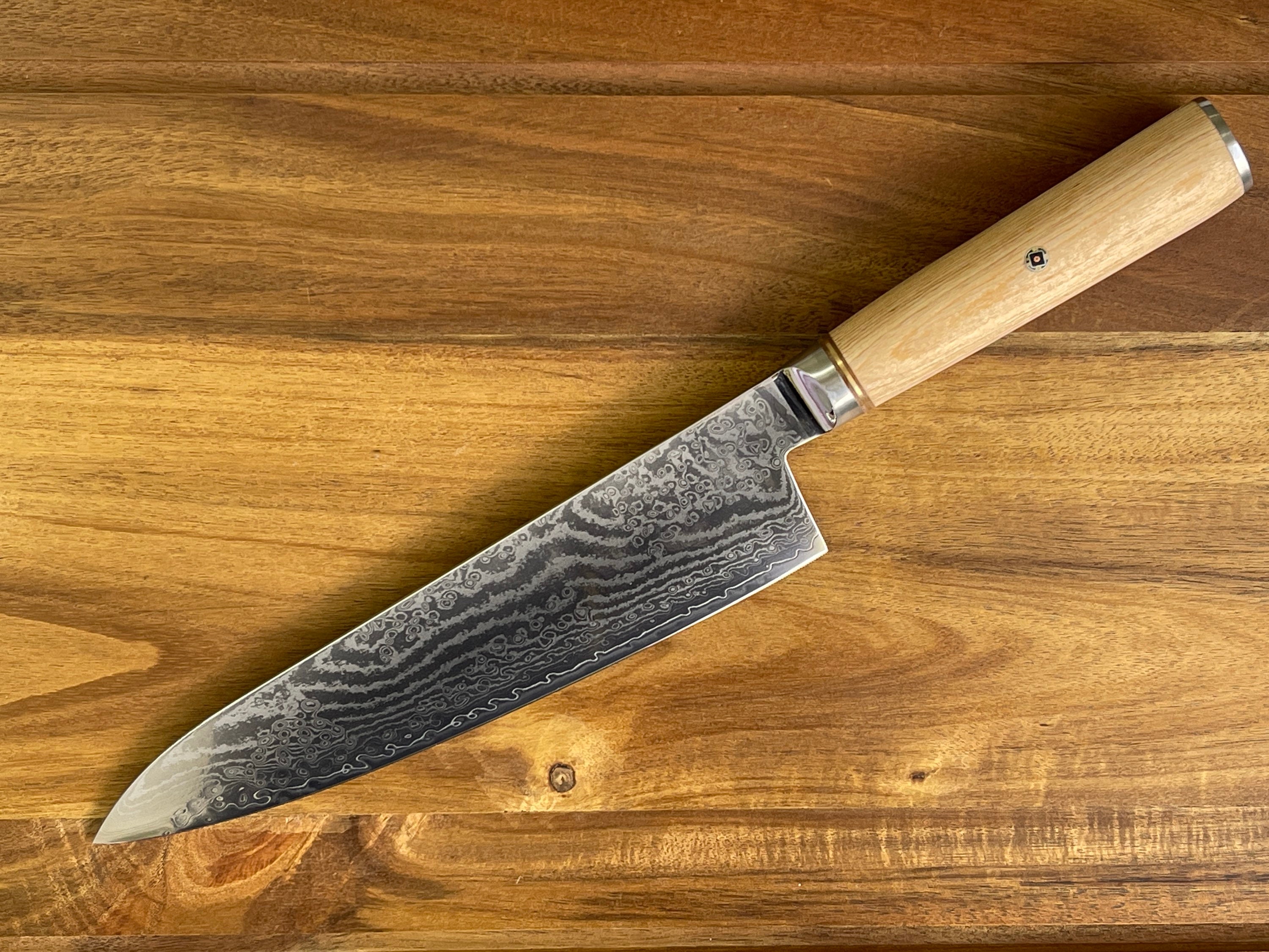 Damascus Chef Knife 8 Inch Damascus Steel Kitchen Knife - Etsy