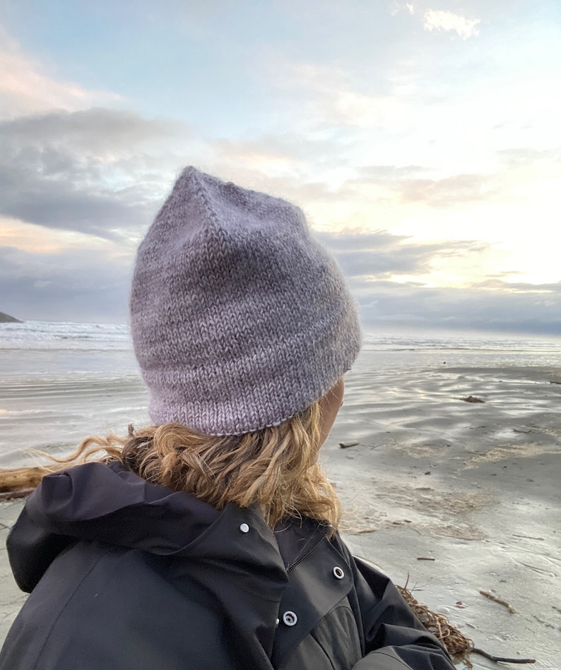 Double Brim Hat Knitting Pattern, Classic Winter Hat - PDF Download - Etsy