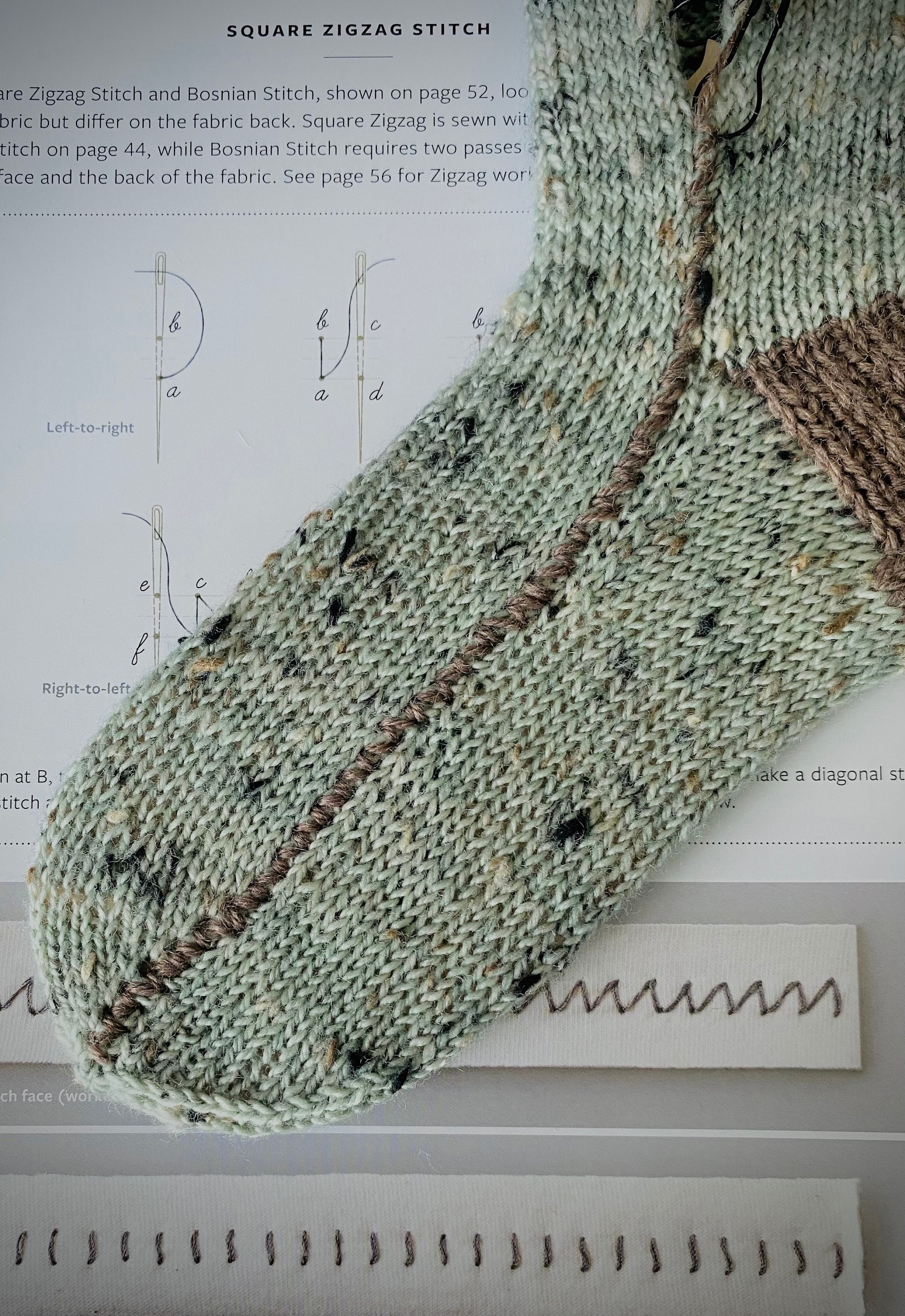 Easy Beginner Sock Knitting Pattern, Socks Knit Flat, Two Needle Sock ...