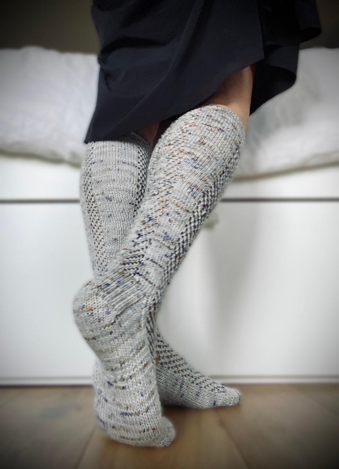 Traditional Bavarian Lace Socks Knitting Pattern, Lace Knit Socks ...