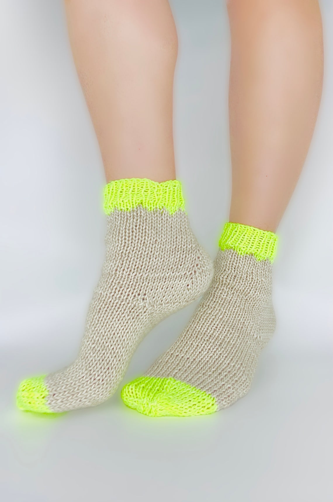 Easy Sock Knitting Pattern Beginner Knit Socks Pattern PDF Download ...