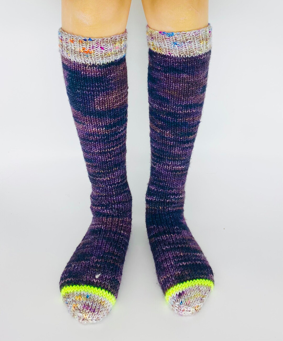 Knee Socks Knitting Pattern for Kids - Digital Download - Little Tuff ...