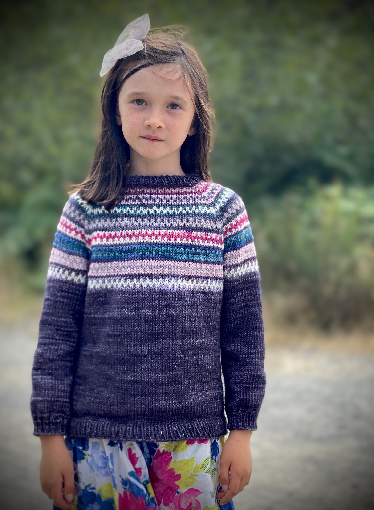 Stashbuster Sweater Knitting Pattern for Kids, Kid Knit Sweater Pattern ...