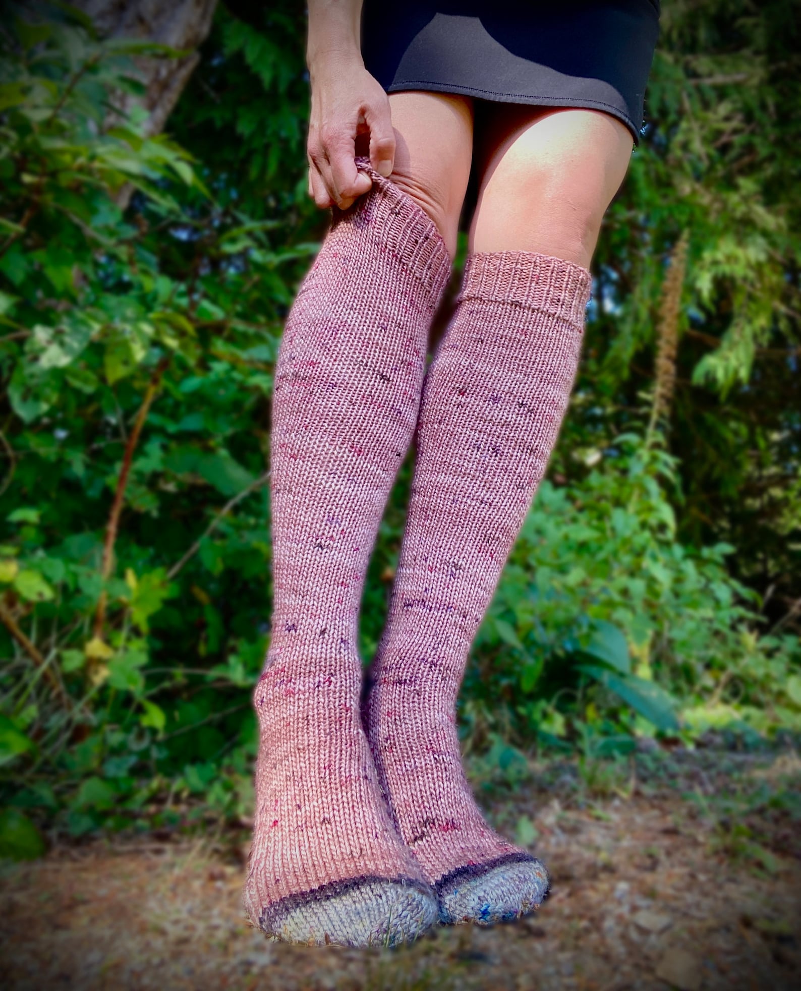 Sock Knitting Pattern for Knee Socks PDF Download Tuff - Etsy