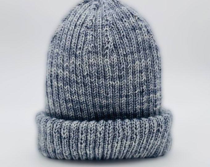 Beginner Friendly Knitting Pattern: Chunky Ribbed Hat Knitting Pattern ...