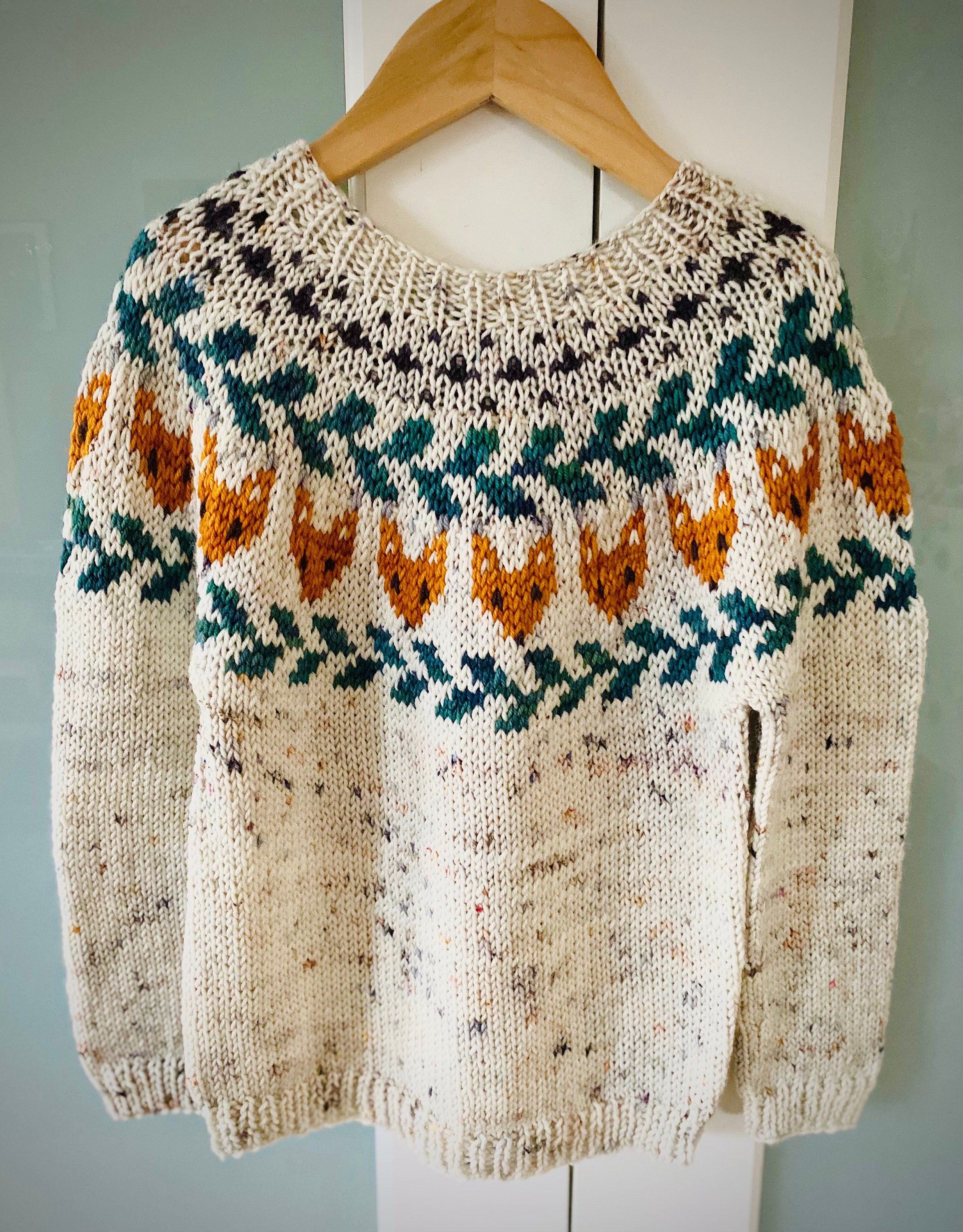 Fox Sweater Knitting Pattern for Women PDF Download My - Etsy UK