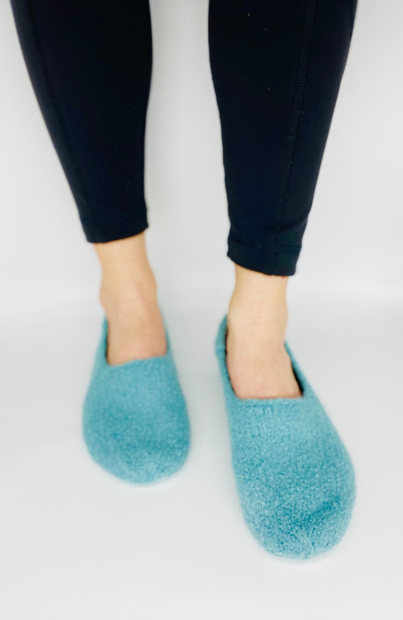 Knitted Slippers Knitting Pattern, Felted Knit Slippers, Digital ...