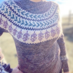Colorwork Circular Yoke Sweater Knitting Pattern (digital Download) - Etsy