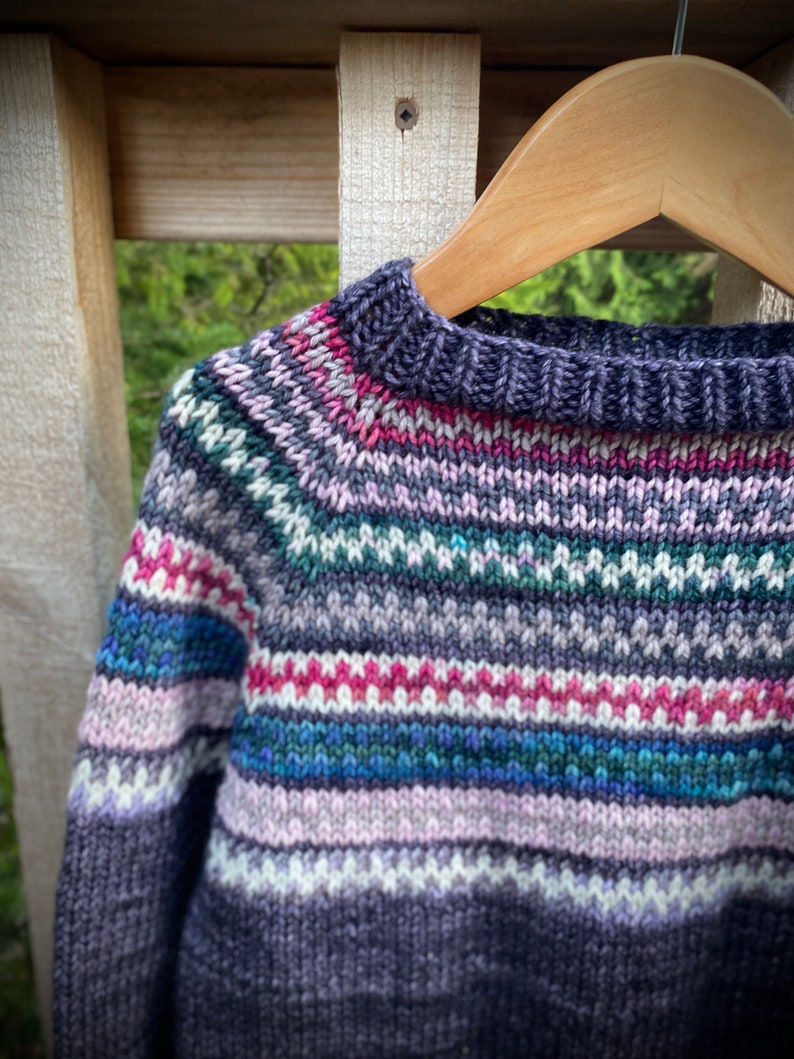 Stashbuster Sweater Knitting Pattern for Women - PDF Download - Scrappy ...