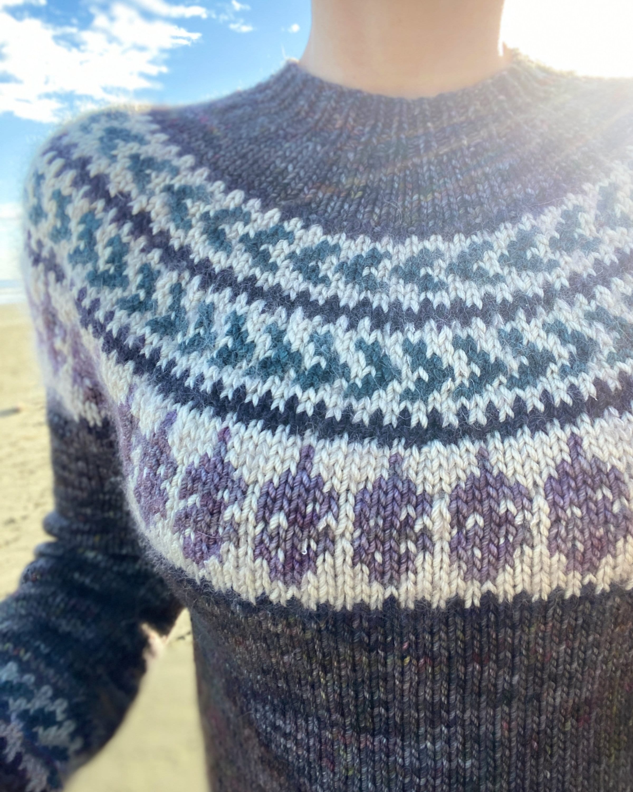 Colorwork Circular Yoke Sweater Knitting Pattern (digital Download) - Etsy